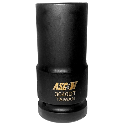 Ascot 3040DT 1" Drive x 1-1/4" Deep Thin Wall Impact Socket - 014165-30402