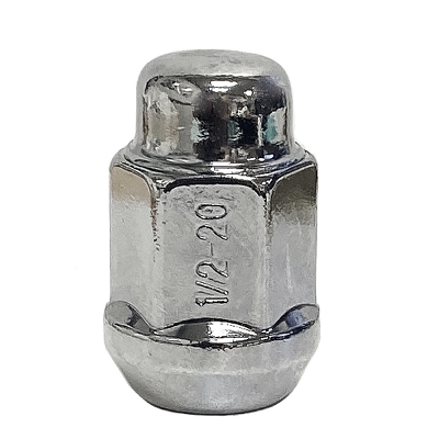Ascot 1/2"-20 Bulge Acorn; 3/4" Hex (Sold 20/Box) Lug Nuts - 016491-11013