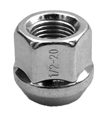 Ascot 1/2"-20; 3/4" Hex Open End - 100/CS (Sold 20/Box) Lug Nuts ...