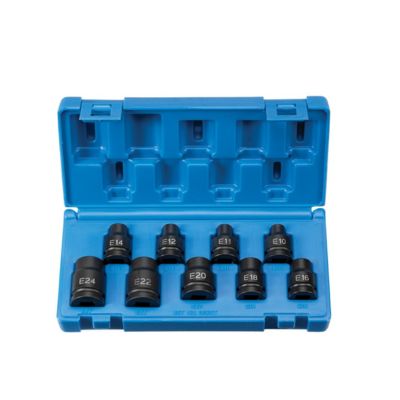 GP1319ET 1/2" Drive 9-Pc. External Star Impact Socket Set - 2311319ET