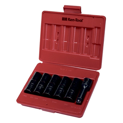 Kentool 30111 Six Piece Double-Duty Flip Socket Set - 35530111